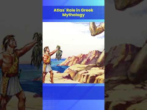 Atlas' Role in Greek Mythology | #atlas #greekmythology #myth #shorts #youtube #youtubeshorts
