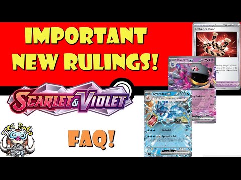 Pokemon TCG Scarlet & Violet FAQ – Important New Pokémon Rulings!! (Pokémon TCG News)