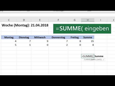 Excel Summe Funktion | Excel Tutorials