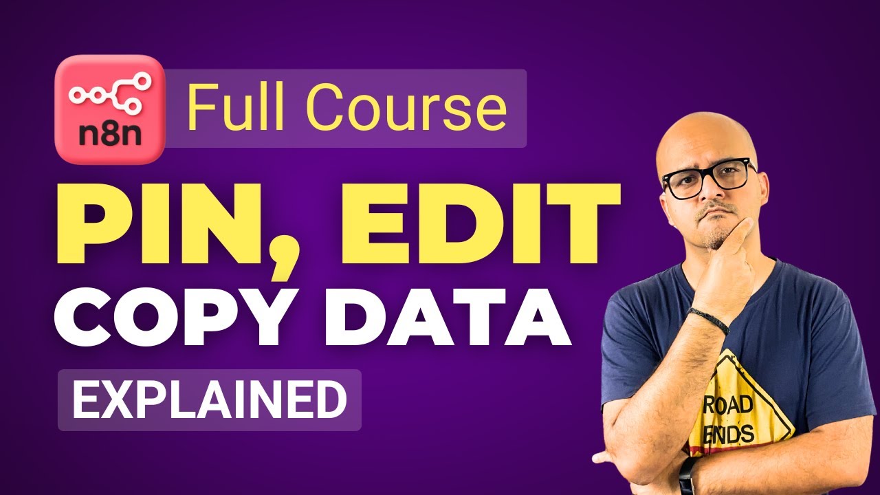 How to Pin Data in n8n or Edit Output for Faster AI Automation Development- FREE n8n Course Tutorial