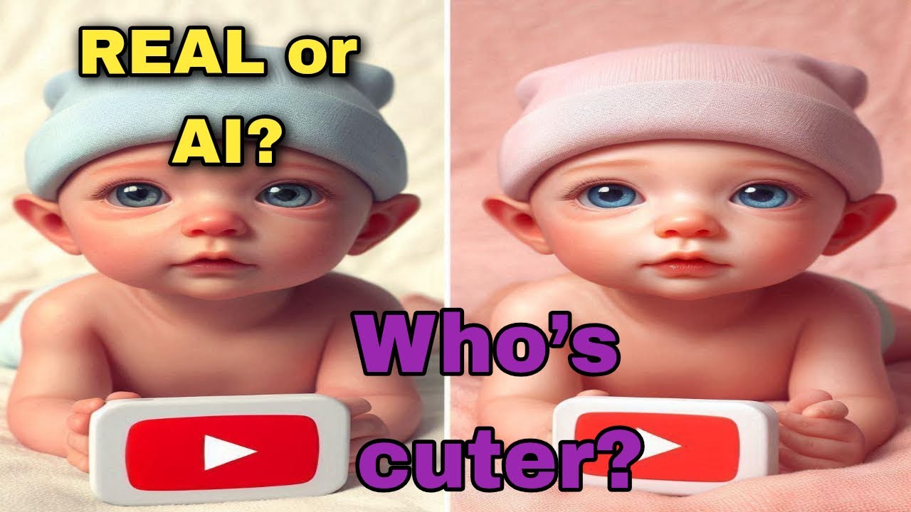 How AI Creates Hyper-Realistic Baby Images (Can You Spot the Difference?)