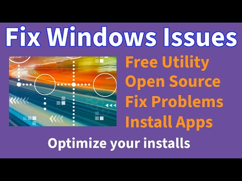 Fix Windows Issues free, install various apps, utilities and more from ChrisTitusTech Github page.
