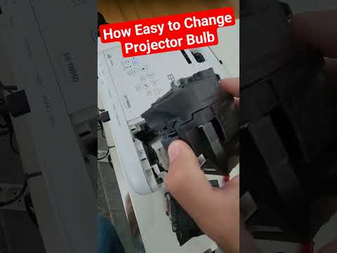 How Easy to Change Projector Bulb #projector #ustprojector #hometheater #gaming #epson #cinema