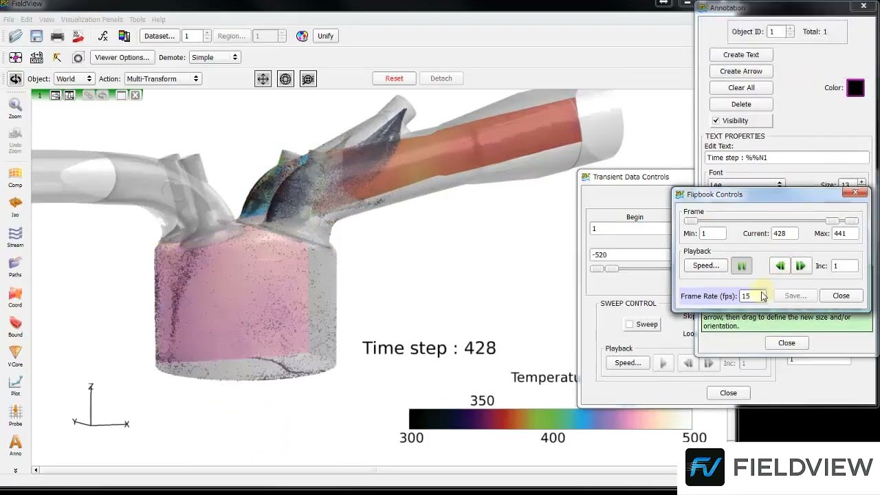 How to Generate an Unsteady Video in FieldView