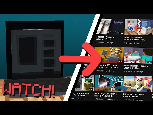 Youtube in Minecraft! :D (tutorial) (watch videos in minecraft ...