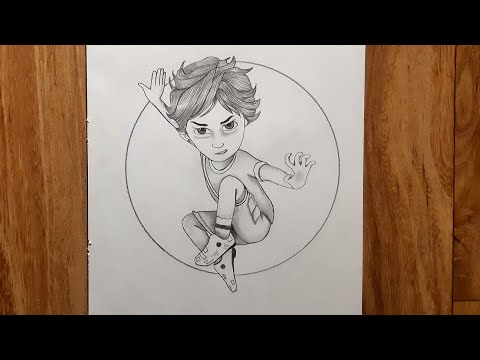 Shiva cartoon drawing 2020 | Pencil sketch for beginners | Splendid Art | Art video