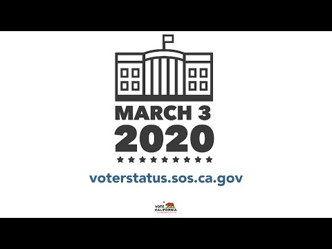2020 Election - How to Vote for President in the CA Primary