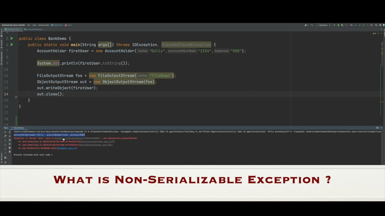 What is Serialization in Java | The K Academy