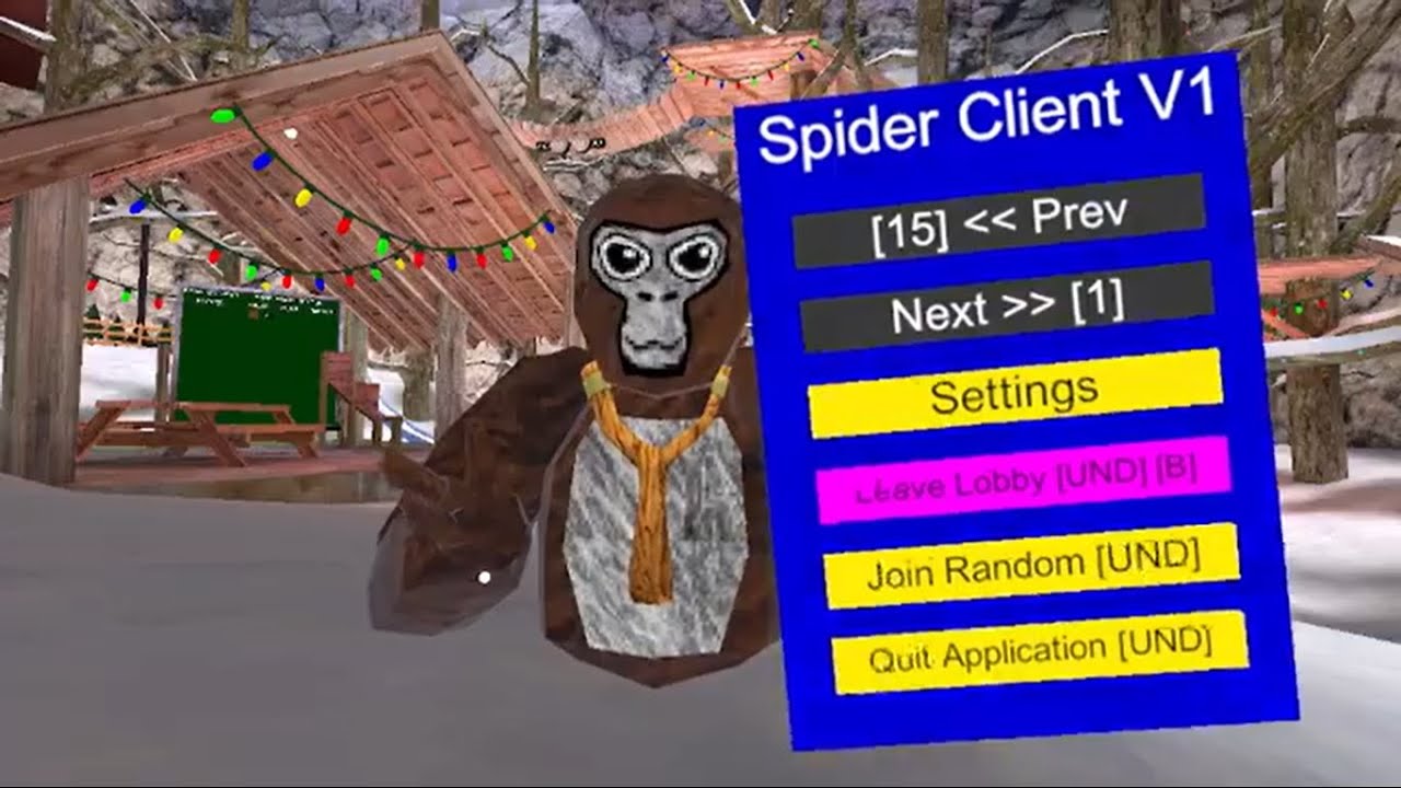 Spider Client V1 Showcase (My Menu) | FULLY UND | OP | Fun |