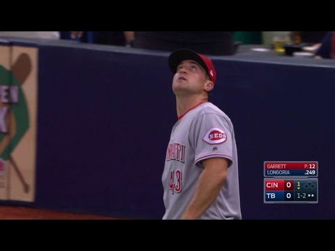 CIN@TB: Longoria continues AB after missed catch