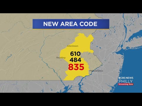 New Area Code For Parts Of The Greater Philadelphia Area