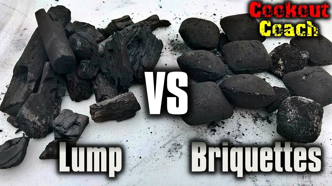 Lump Charcoal VS.  Charcoal Briquettes