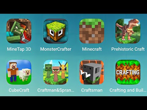 MineTap 3D, MonsterCrafter, Minecraft, Prehistoric Craft, CubeCraft, Craftman & Spranking, Craftsman
