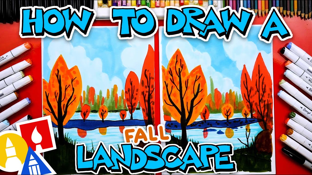How To Draw A Fall/Autumn Landscape