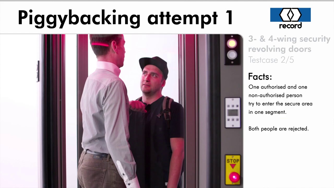 records new 3- & 4-wing high security revolving doors