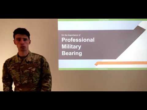 Professional Military Bearing _ vBLC Public Speaking Brief