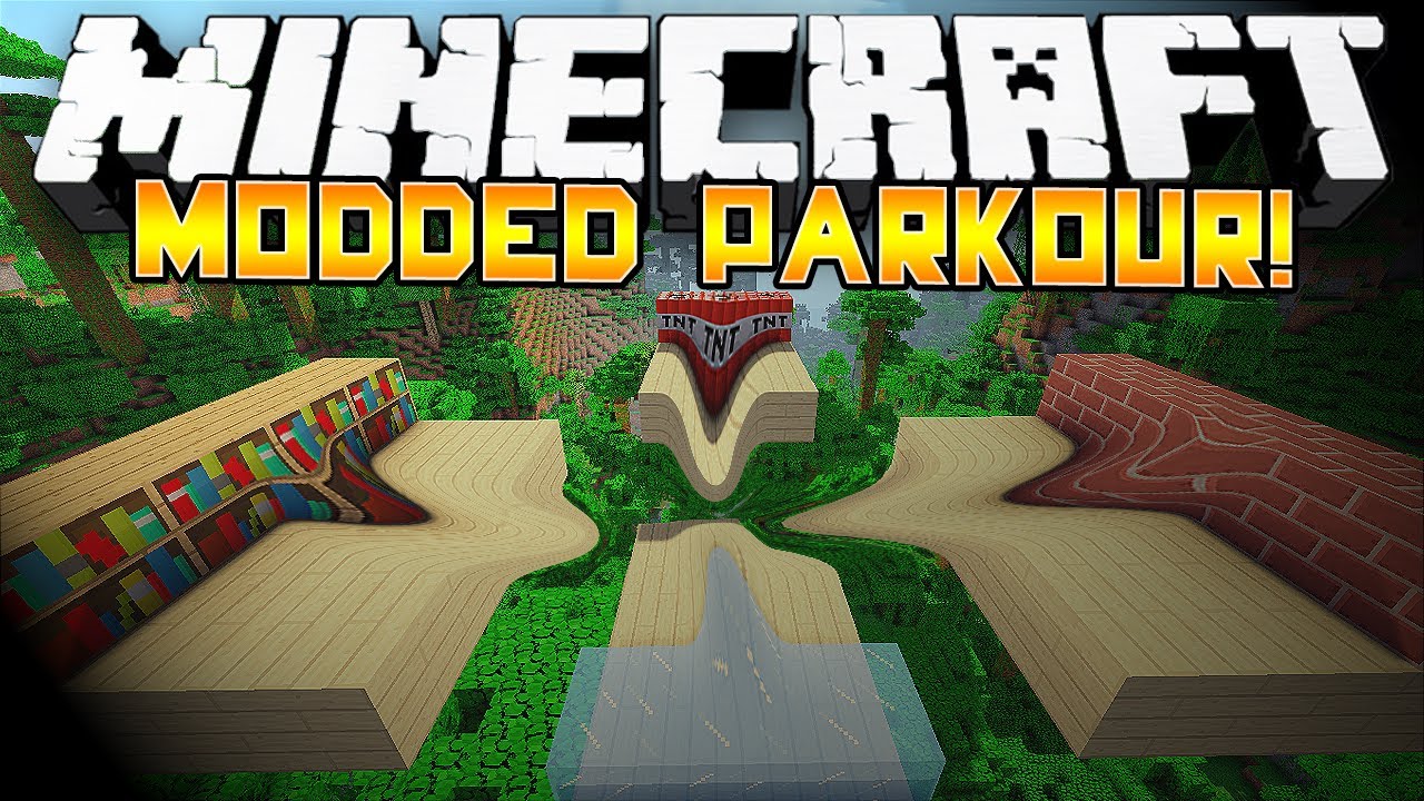 Minecraft: EPIC MODDED PARKOUR! w/Preston, Bodil & Vikstar
