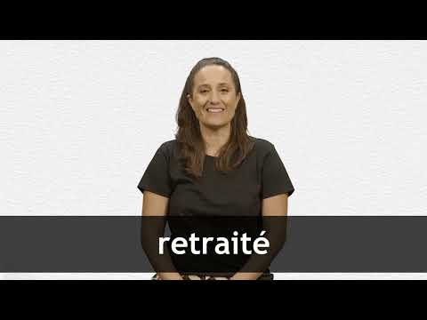 English Translation of “RETRAITÉ” | Collins French-English Dictionary