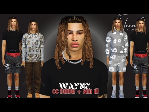 SIMS 4 MALE CC FOLDER URBAN