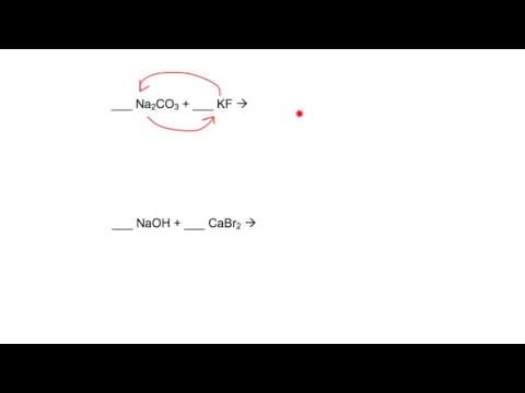 Double Displacement Reactions