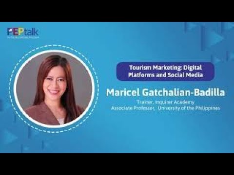 #YOUTUBERPROF Tourism Marketing Digital Platforms and Social Media | TPB| PHITEX PEPTalk