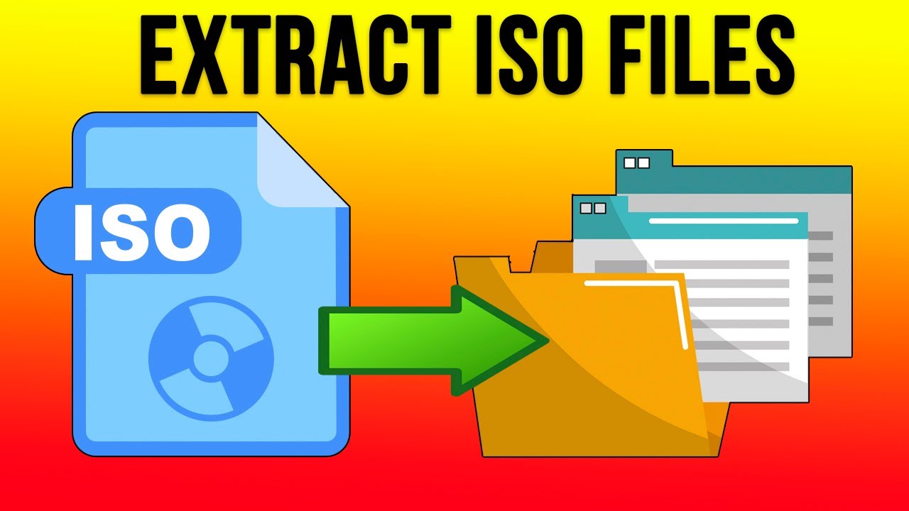 How to Extract the Contents of an ISO Image File to a Folder