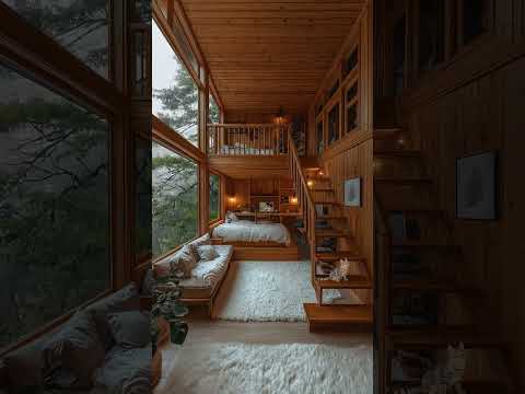 Cozy Loft Cabin with Stunning Forest Views 🌲✨ | Ultimate Nature Escape#naturelovers #ytstudio