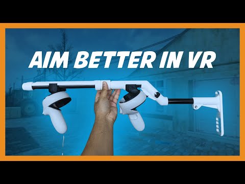 NEW Lite VR gunstock by Sanlaki | Meta Quest 2, Pro, Valve index, Pico 4, PSVR2
