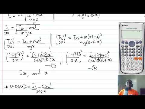Period of compound pendulum 2