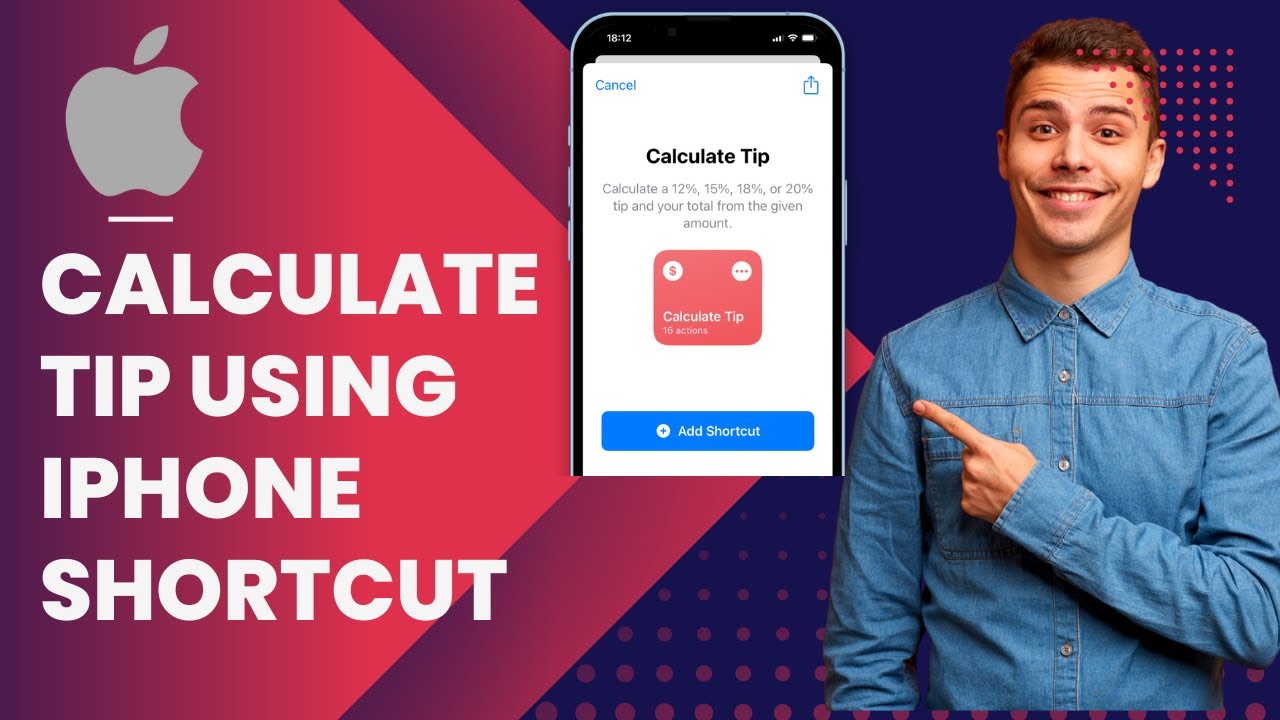 How to calculate Restaurant tip using iPhone shortcut? iPhone tip calculator..! | iPhone and iOS