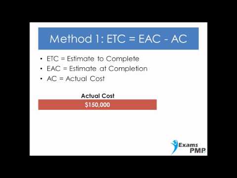 How to Calculate Estimate To Complete ETC