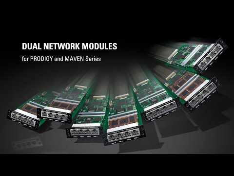 Dual Network Audio Modules