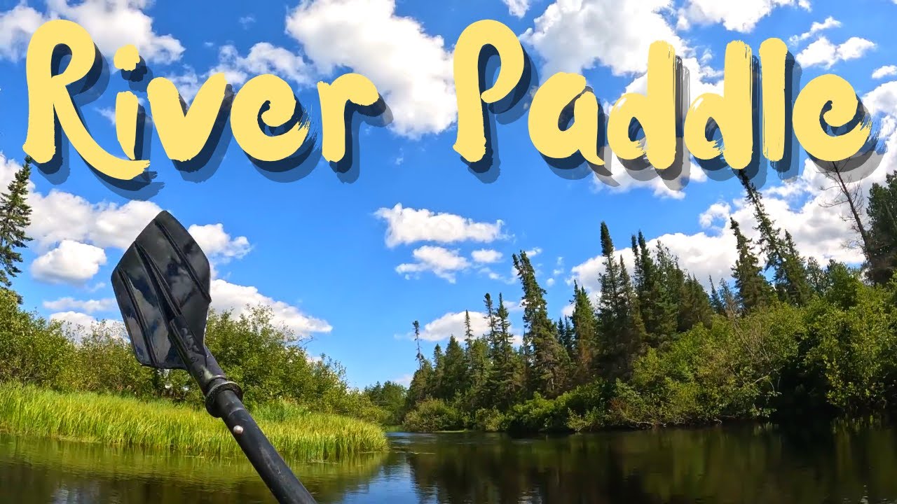 Breathtaking Boreal River Paddle - A Peaceful Virtual Kayaking Experience - 1HR 4K HDR video
