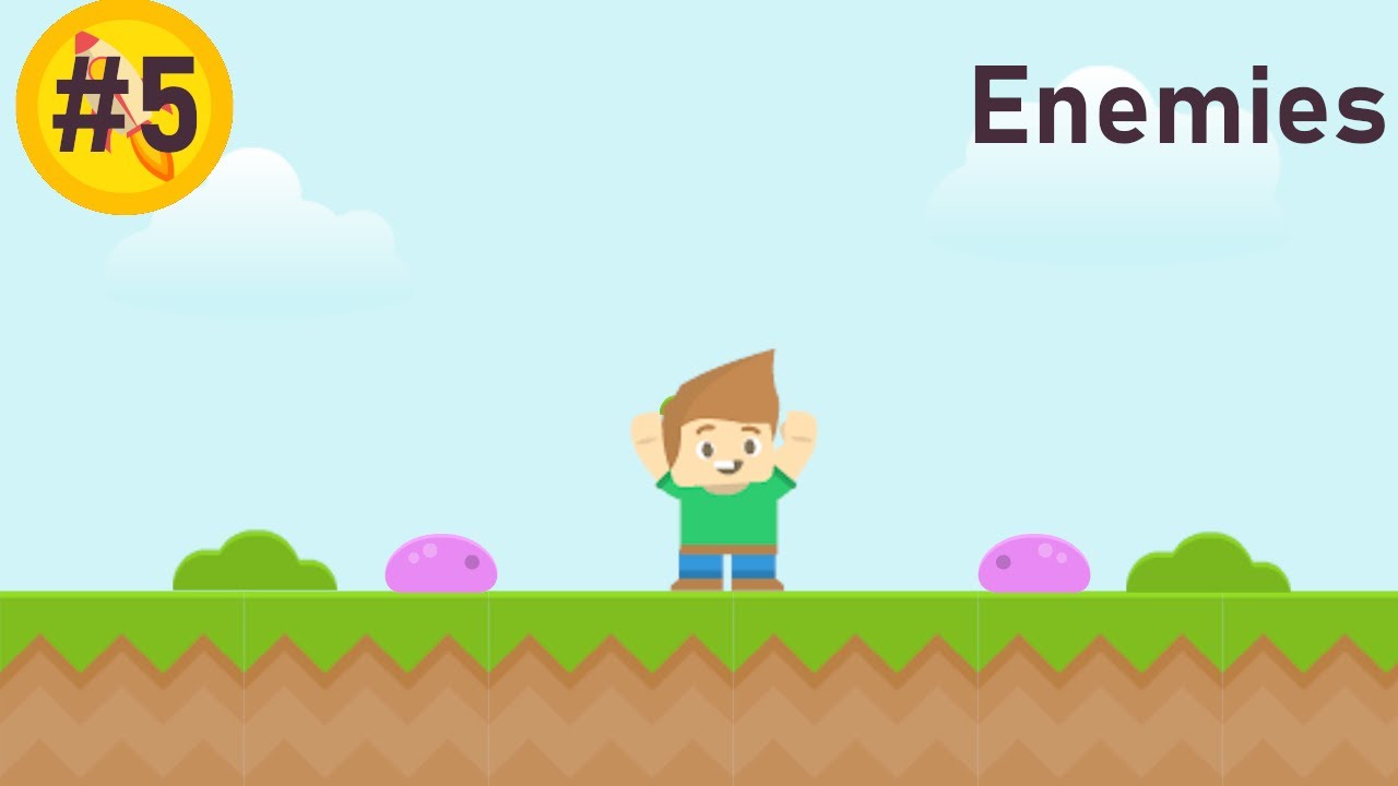 GDevelop 5 Platformer Tutorial #5 | Enemies