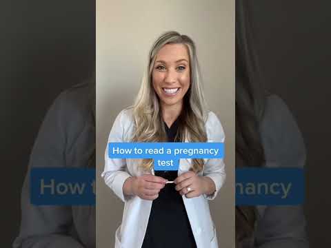 Is your pregnancy test positive? Learn how to read a pregnancy test.