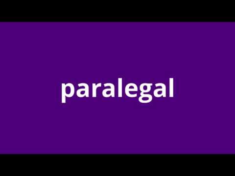 what is the meaning of paralegal.