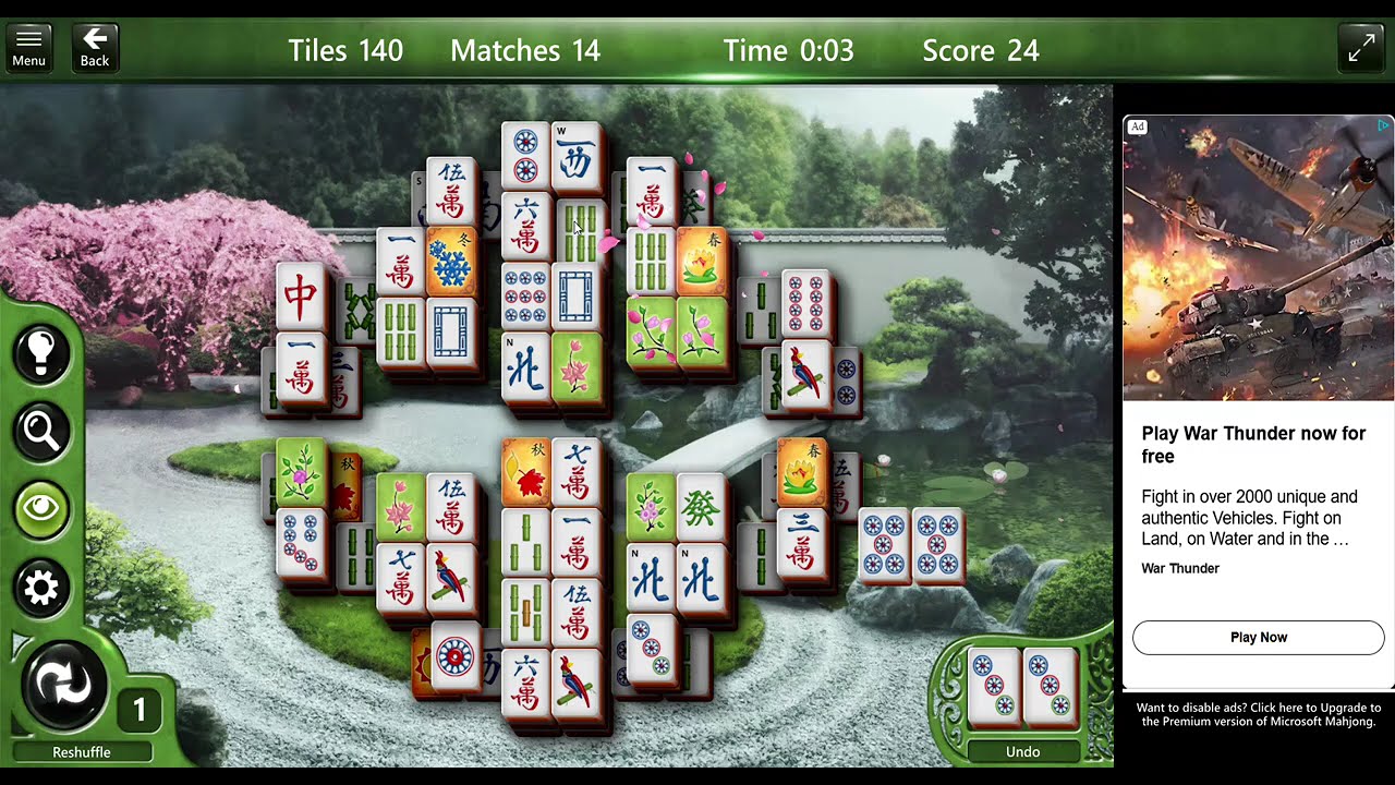 Microsoft Mahjong 2026-05-10 11:28AM