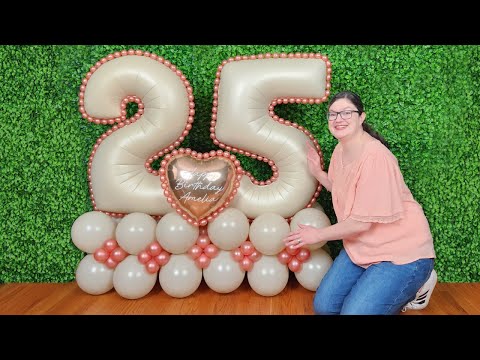 How To Make Gorgeous Balloon Number Stacks At Home