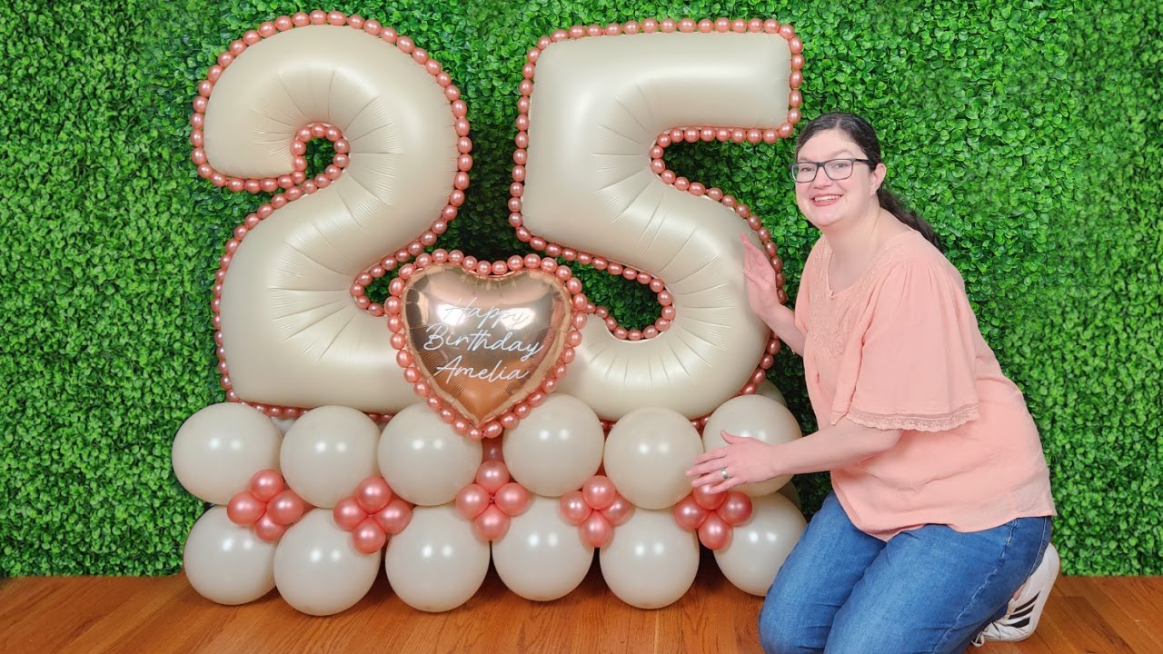 How To Make Gorgeous Balloon Number Stacks At Home