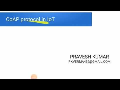 CoAP protocol in IoT