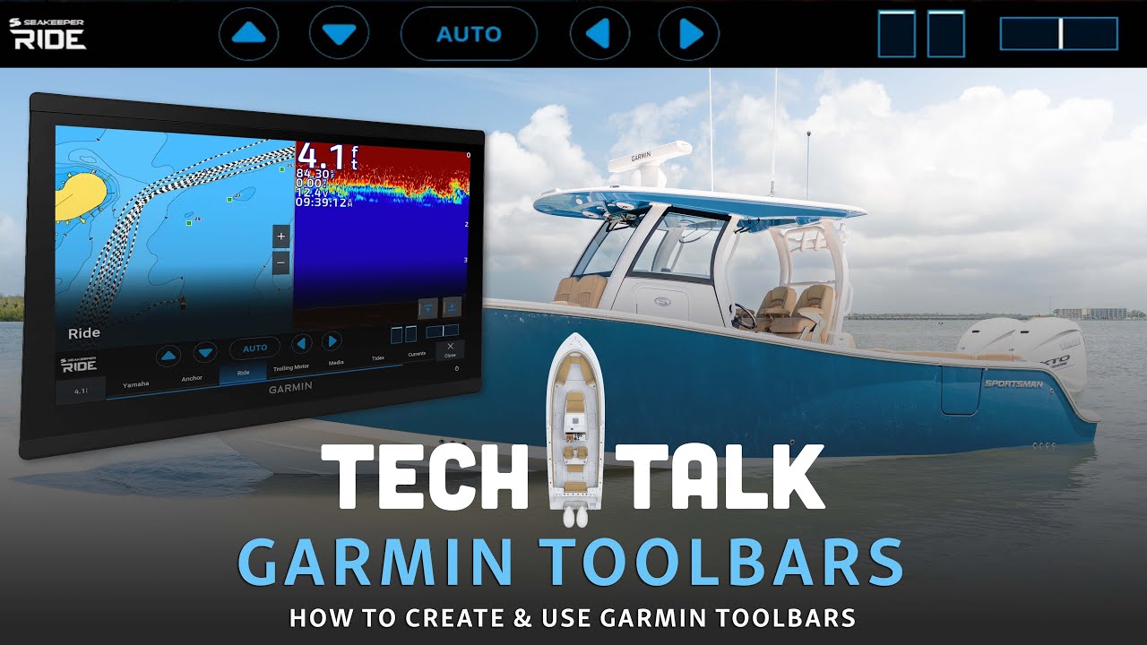 How To Set Up Toolbars On Your Garmin MFD | Sportsman Boats