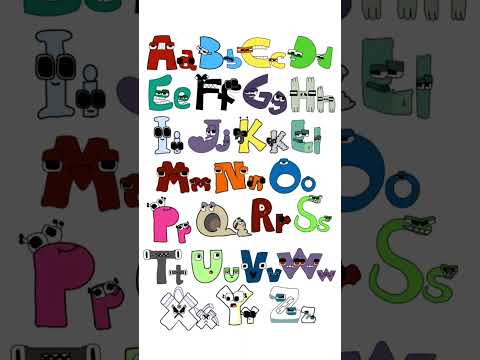 Alphabet Lore Colors -26 Capital and Lowercase Letters