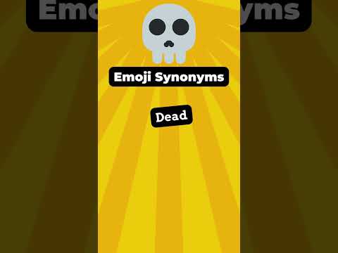 Emoji Vocabulary: 💀 Skull Synonyms #emojiwordplay #englishvocabularylearning