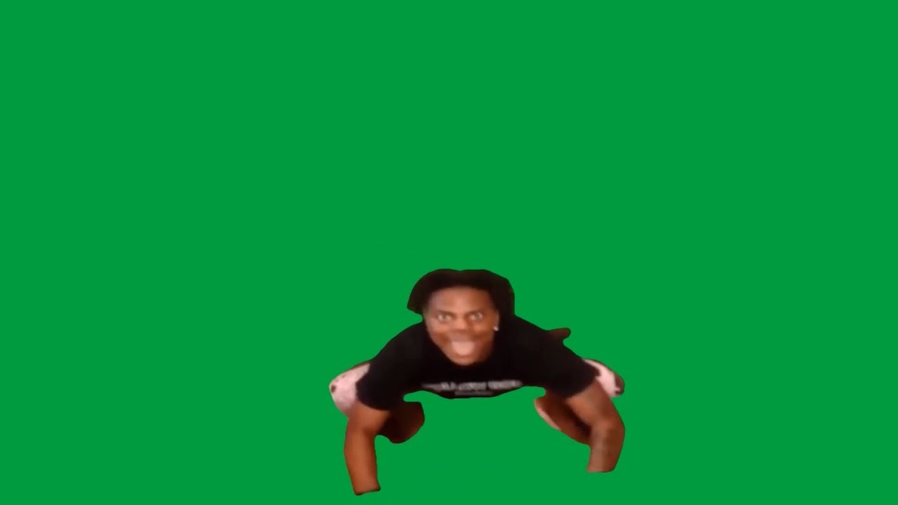 iShowSpeed Dives Into His Setup Green Screen