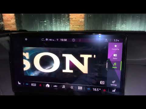 How to play a movie in a Skoda Enyaq
