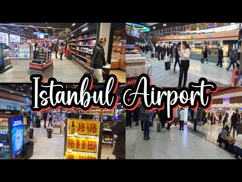 ISTANBUL AIRPORT 2024 WALKING TOUR | ONE OF THE BIGGEST AIRPORTS AROUND THE WORLD | 4K 2160p