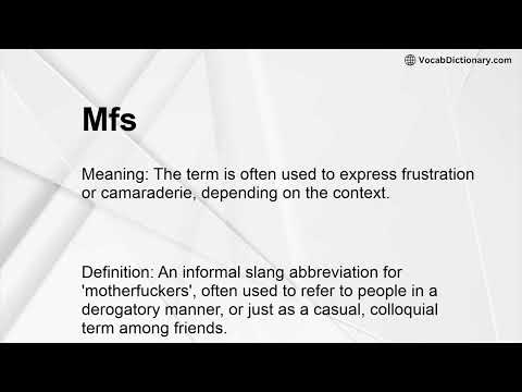 Mfs Meaning