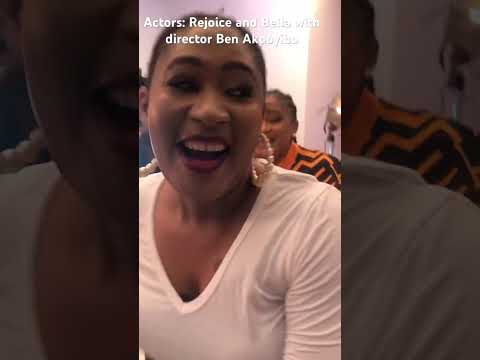 Actors: Rejoice and Bella with director Ben Akpoyibo #christmas #viralshorts #trending #kissdaniel