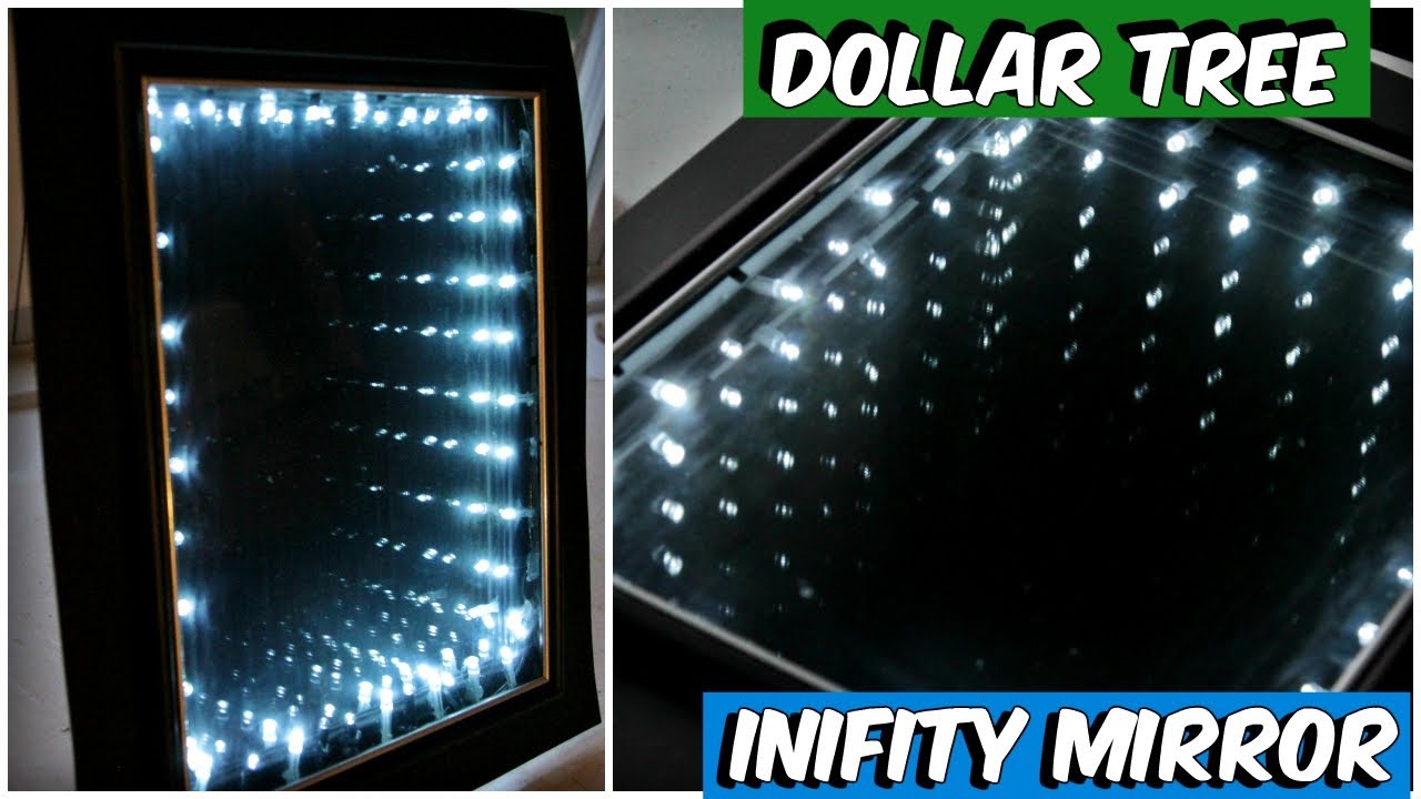 DOLLAR TREE INSPIRED INFINITY MIRROR TUTORIAL
