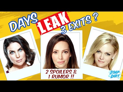 Days of our Lives Casting LEAK: Gwen, Chloe and Belle All Out? 2 Spoilers & a Rumor! #dool